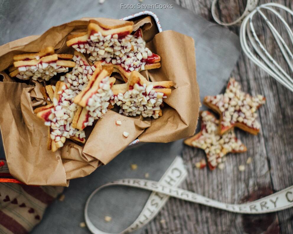 Plätzchen Mandelsterne von SevenCooks