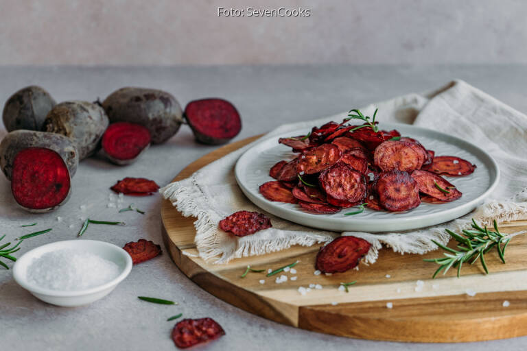 Rote Beete Chips von SevenCooks