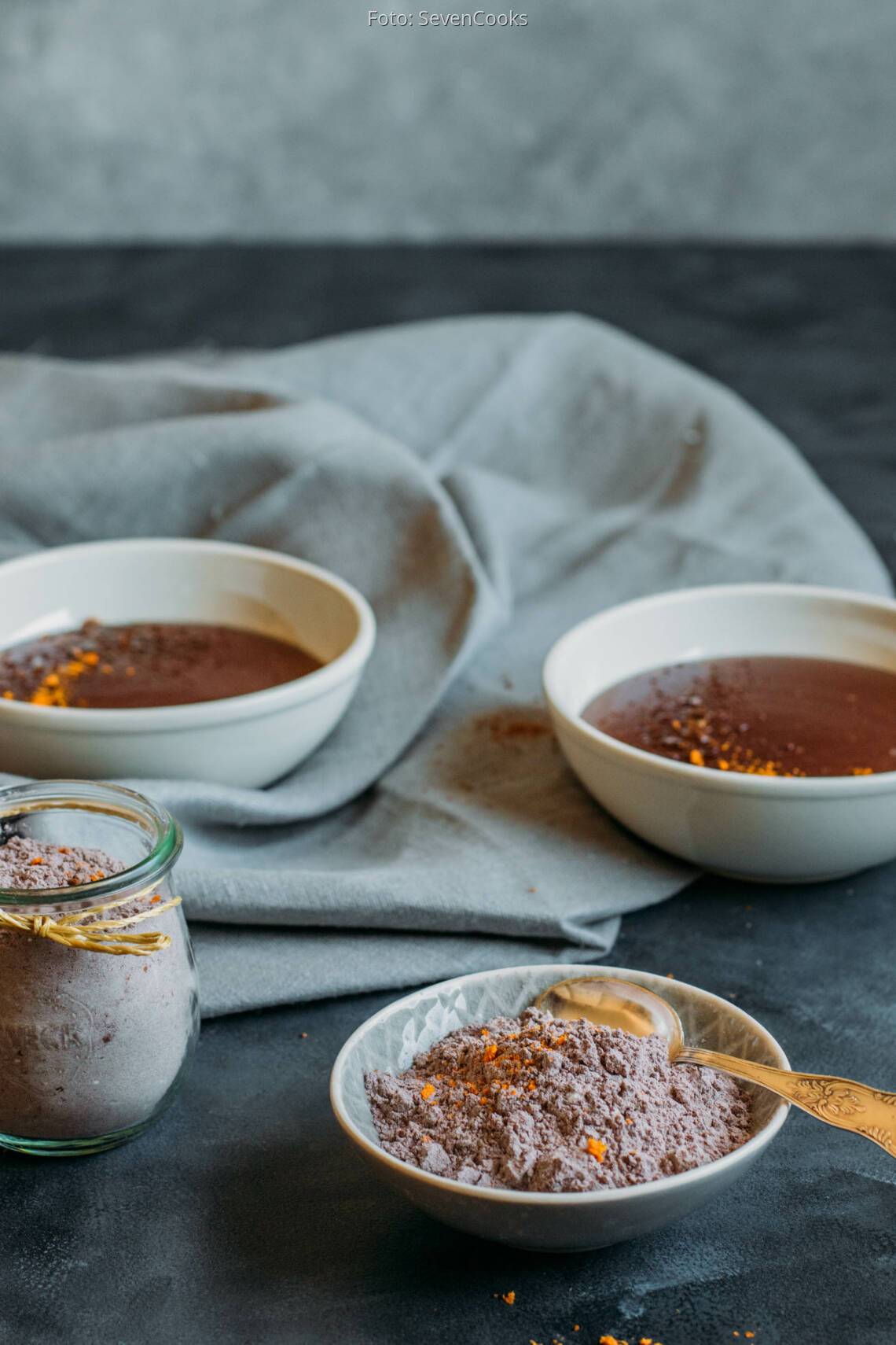 Schokoladen-Pudding-Pulver von SevenCooks