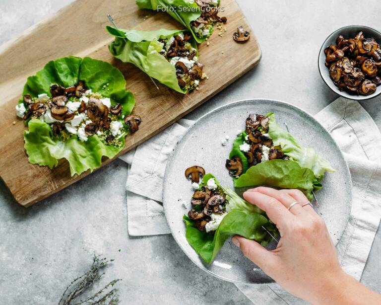 Salatrollen mit Couscous und Feta von MarkCooks