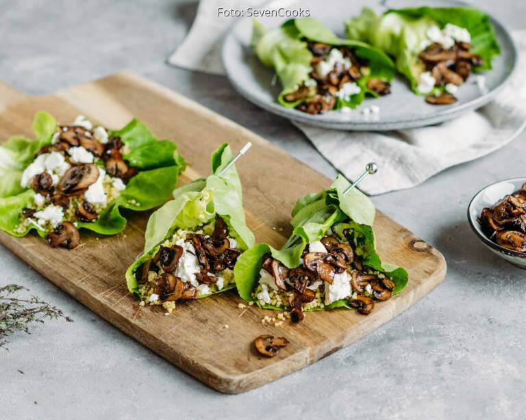 Salatrollen mit Couscous und Feta von MarkCooks